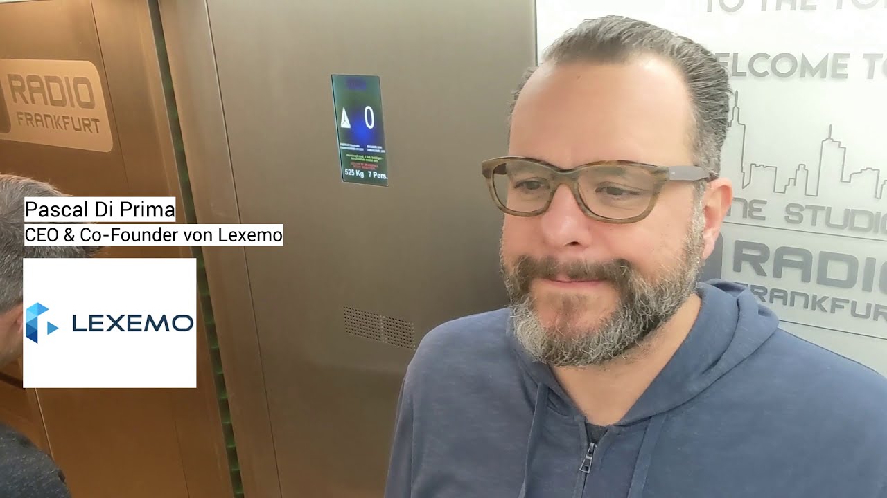 Pascal Di Prima von Lexemo im Elevator Pitch bei Radio Frankfurt // 16. ...