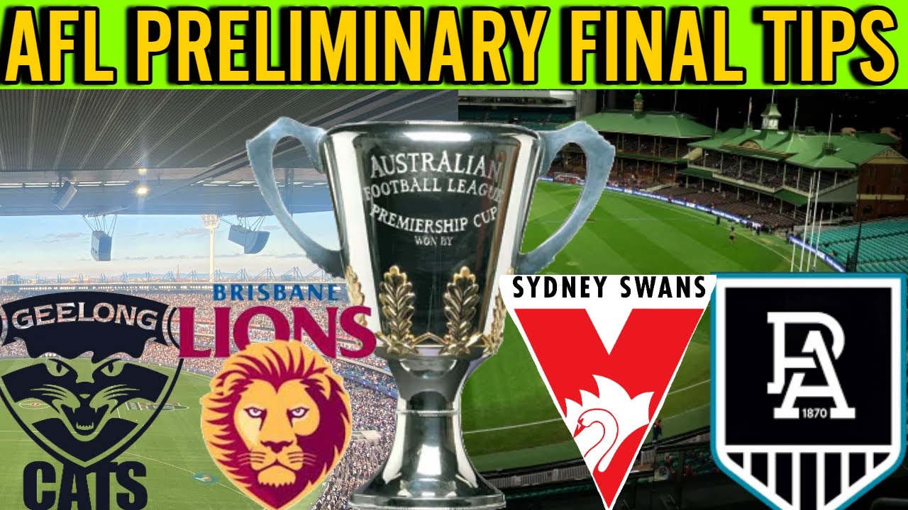 AFL PRELIMINARY FINAL PREDICTIONS - YouTube