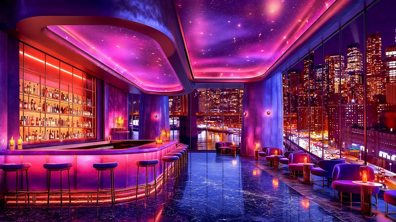 Mellow Jazz Lounge Journey 🌙 Relaxing Bar Atmosphere and Smooth Jazz ...