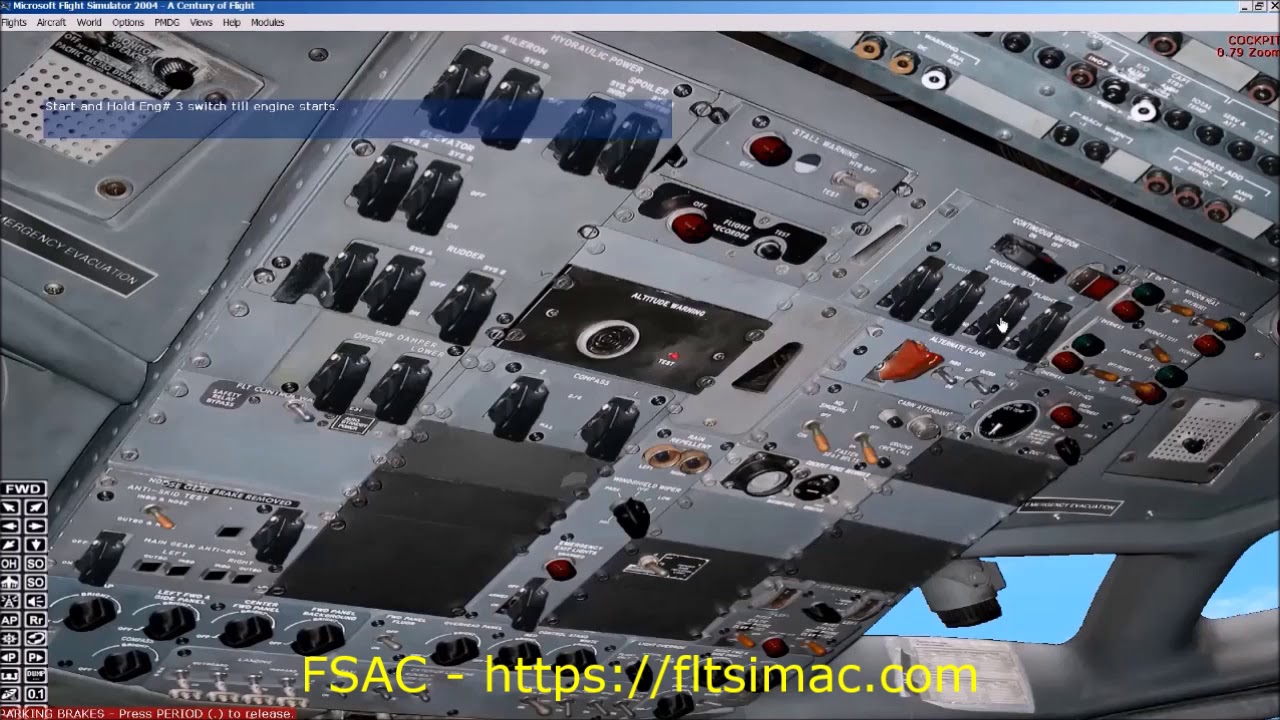 FSAC - Boeing 707 Startup Procedure for Captain Sim FS9 - YouTube