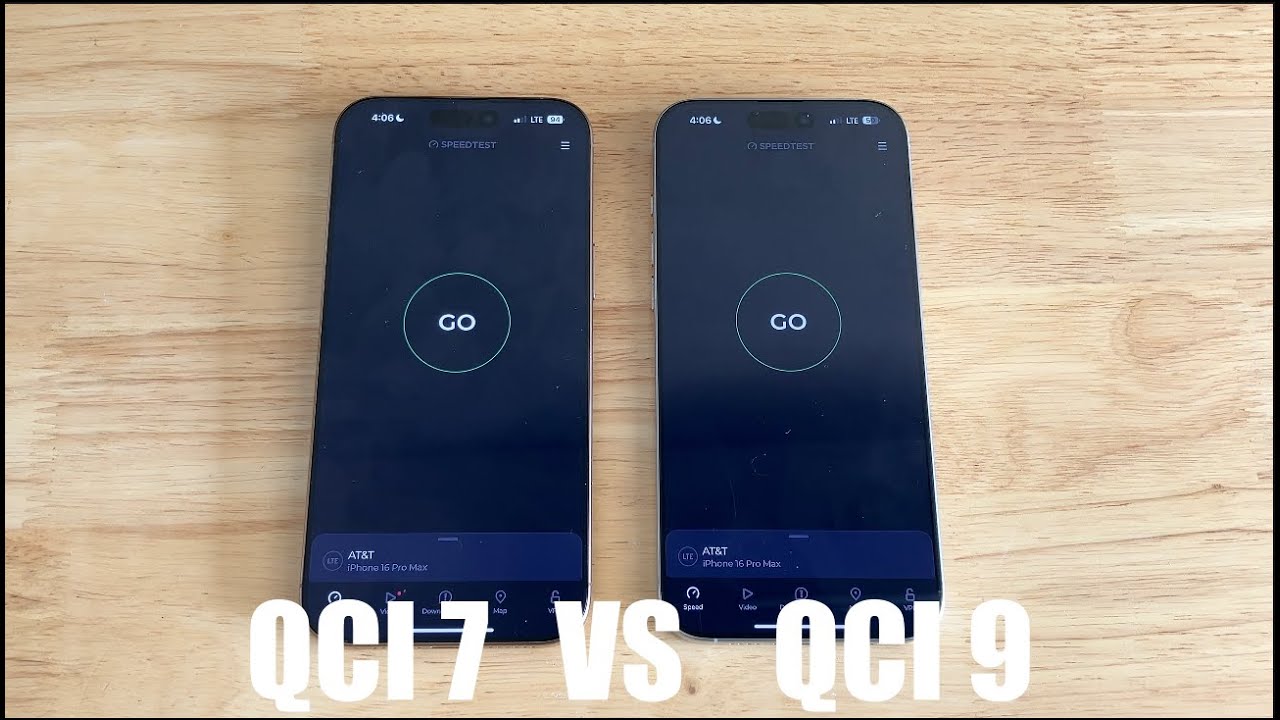 AT&T QCI 7 Vs QCI 9 Speed Test - YouTube