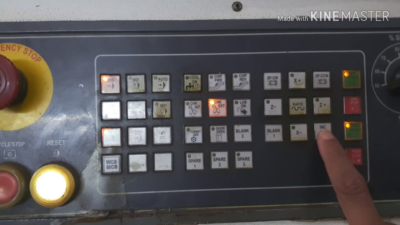 How To Take Z And X Offset On Cnc Machine Siemens Youtube