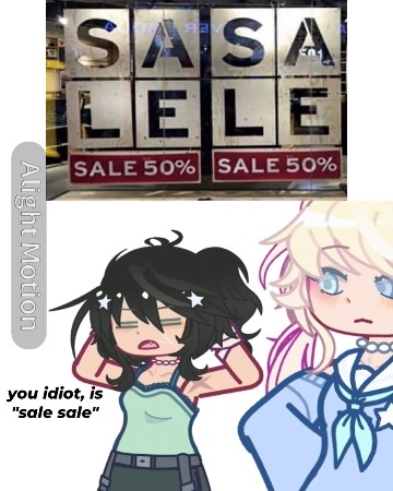 sasa lele (｡•̀ᴗ-) #gacha #sasalele #meme #ppg #rrb #bellota #butcher #💚 ...