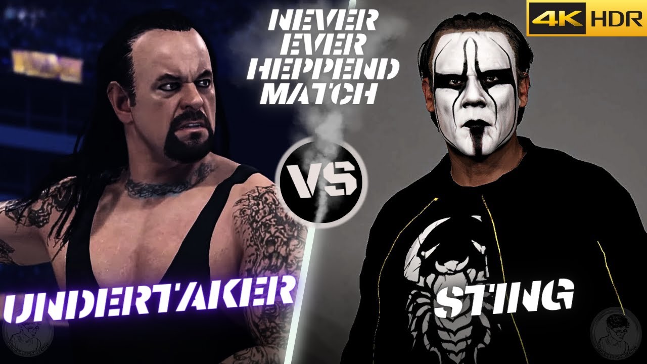WWE 2K23: Undertaker VS Sting - Clash of Icons! #wwe2k23 #MeherabGamezone #undertaker #sting ...