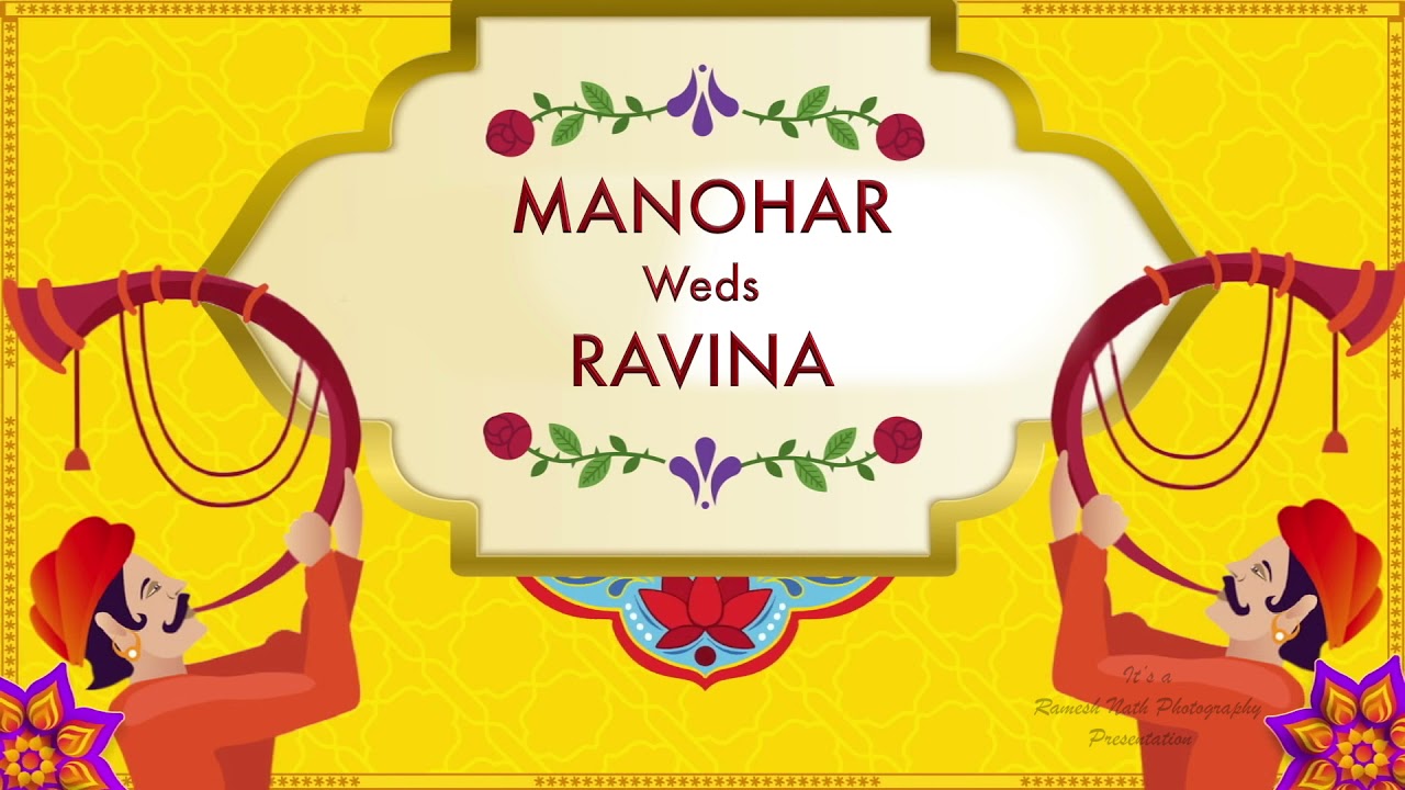 Rajasthani & Marwadi Invite Video | Save The Date | Manohar Weds Ravina ...