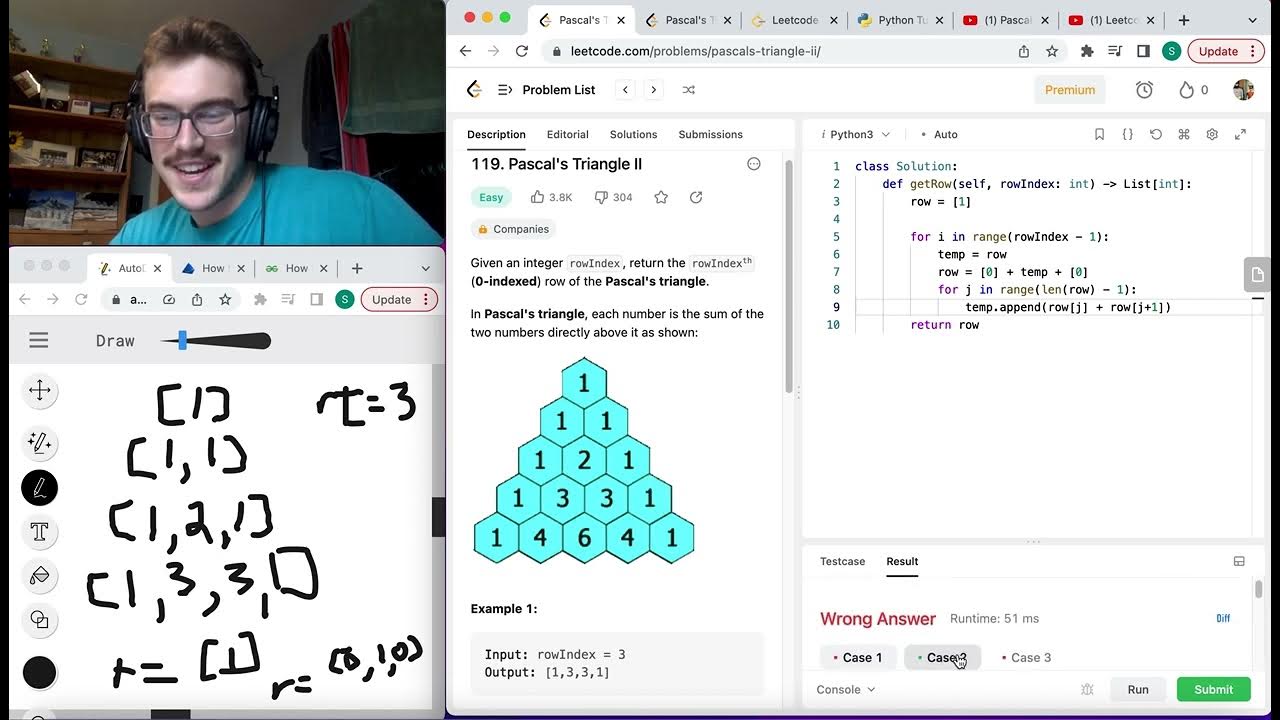 119. Pascal's Triangle II - YouTube