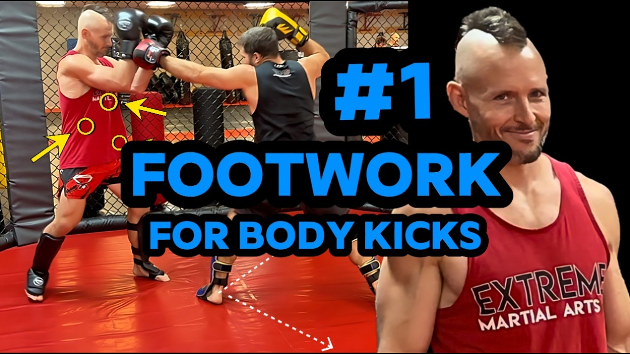 The Secret Footwork Behind Every Body Kick - YouTube