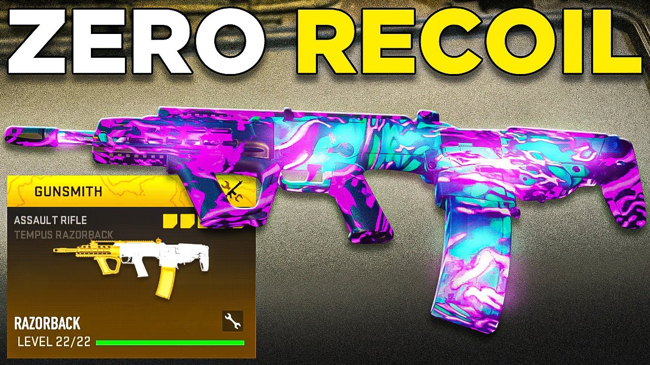 new *ZERO RECOIL* TEMPUS RAZORBACK in WARZONE 2! 😍 (Best Tempus ...