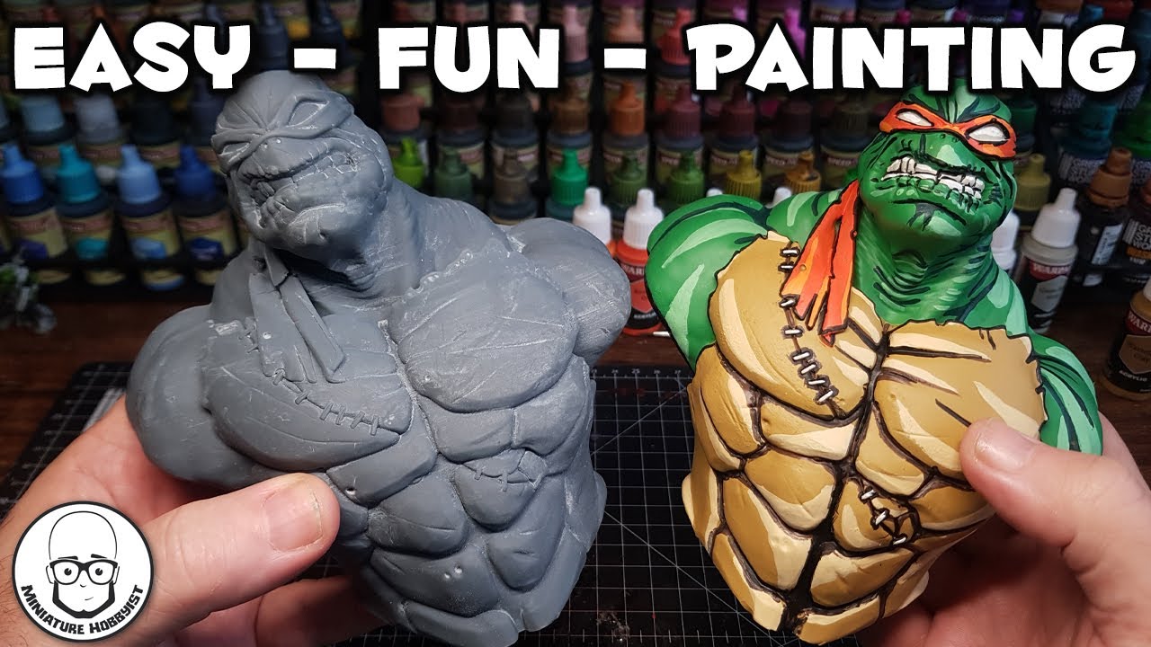 The EASY Way to Paint Comic Book Style FULL GUIDE - YouTube