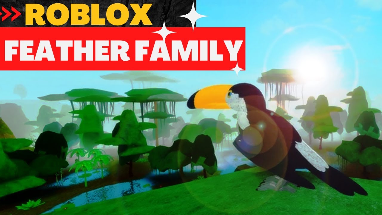 how my brother Austin played Roblox Feather Family!!! - YouTube