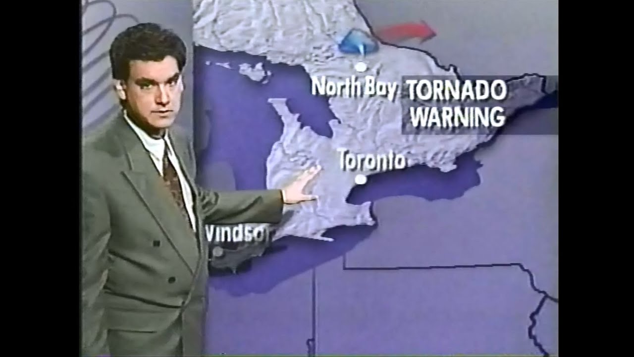 The Weather Network - July 9th, 1993 Tornado Warnings - YouTube