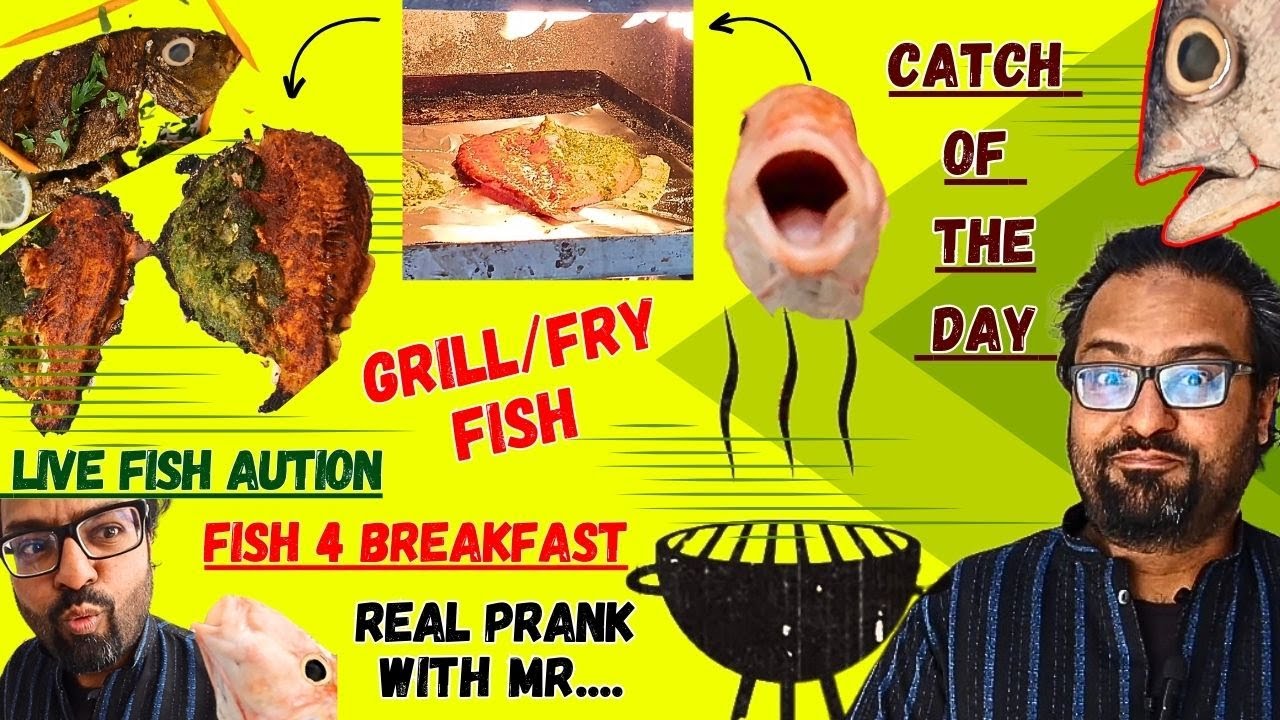 Fresh Catch Fish for Breakfast & Prank at Restaurant - YouTube