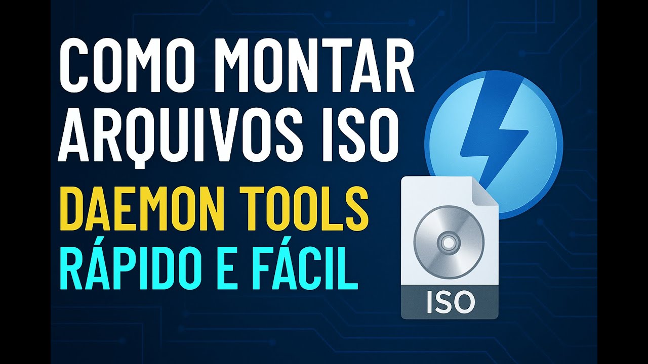 Como Montar Arquivos ISO com Daemon Tools [Rápido e Fácil] - YouTube