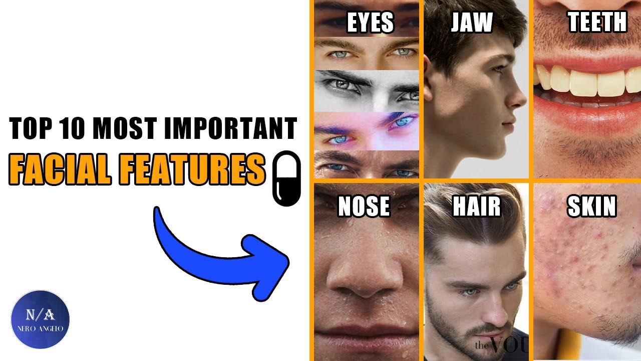 Top 10 Most Important Facial Features For Looks - (blackpill) - YouTube