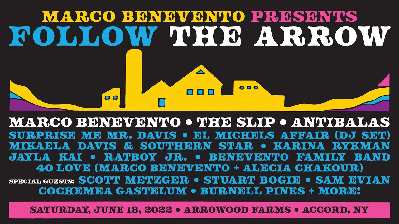 Marco Benevento presents FOLLOW THE ARROW Festival - YouTube