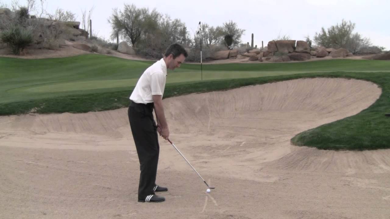 Greenside Bunker Play - Setup and Swing - YouTube