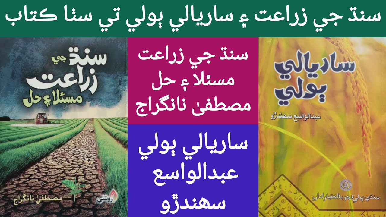 Agriculture of sindh problems and solution by mustafa nangraj and ...