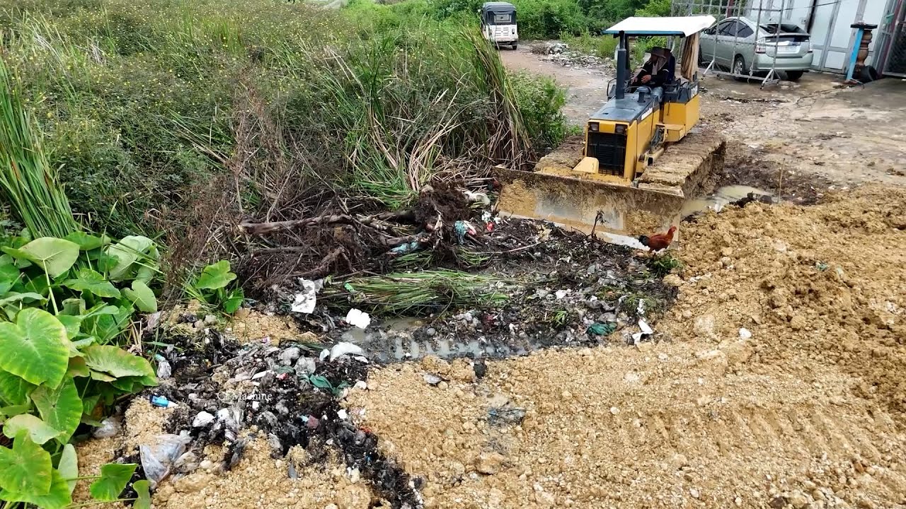 Amazing Update Action!! Fill Land Road Repair , Garbage Dump, Clear ...