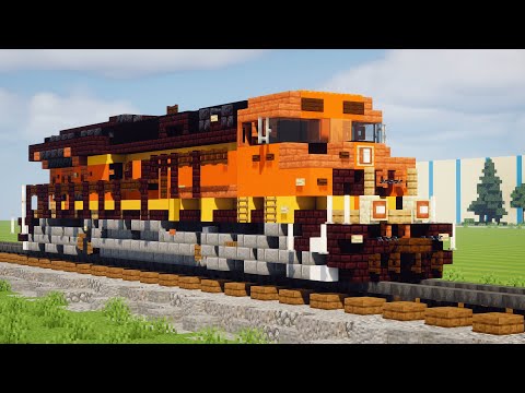 Minecraft BNSF ET44C4 GEVO Train Tutorial - YouTube