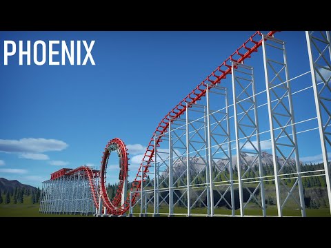 Phoenix | Custom Shuttle Loop Coaster - Planet Coaster - YouTube