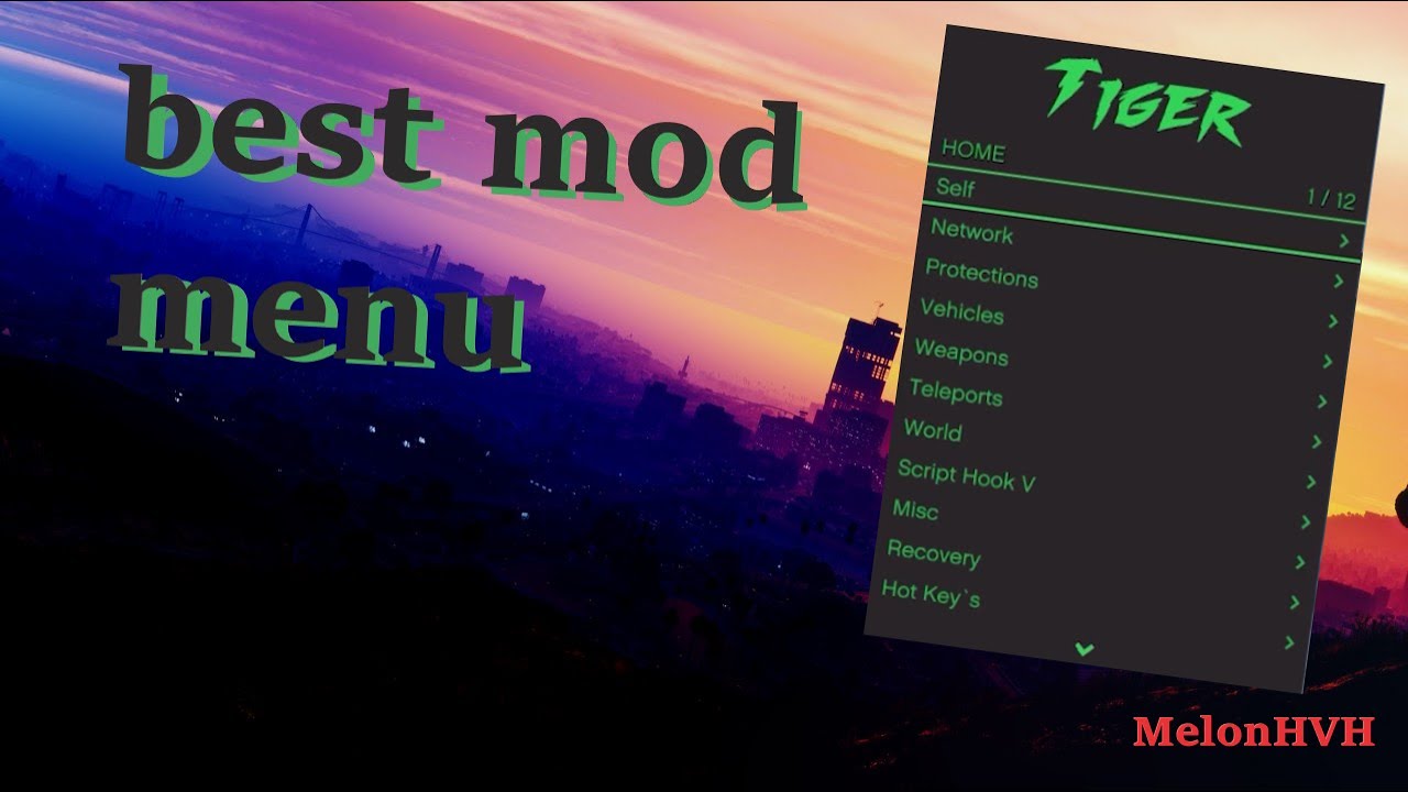GTA Online Tiger Mod Menu Showace - YouTube