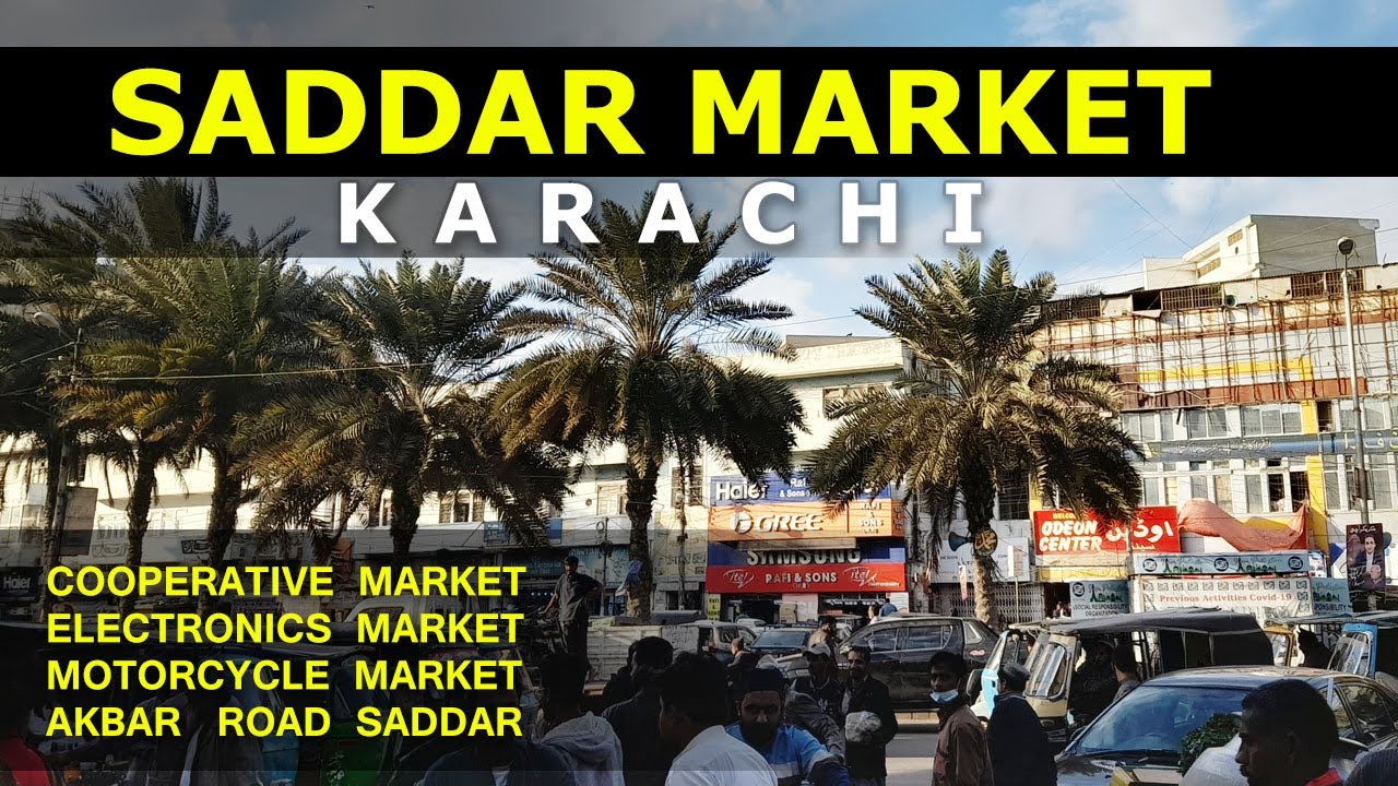 Saddar Market Karachi Walking Tour - YouTube