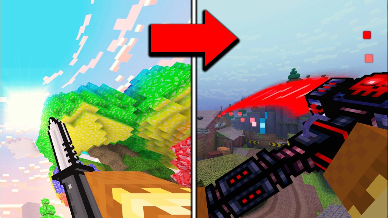 I Won with EVERY Melee Weapon.. (Pixel Gun 3D) - YouTube
