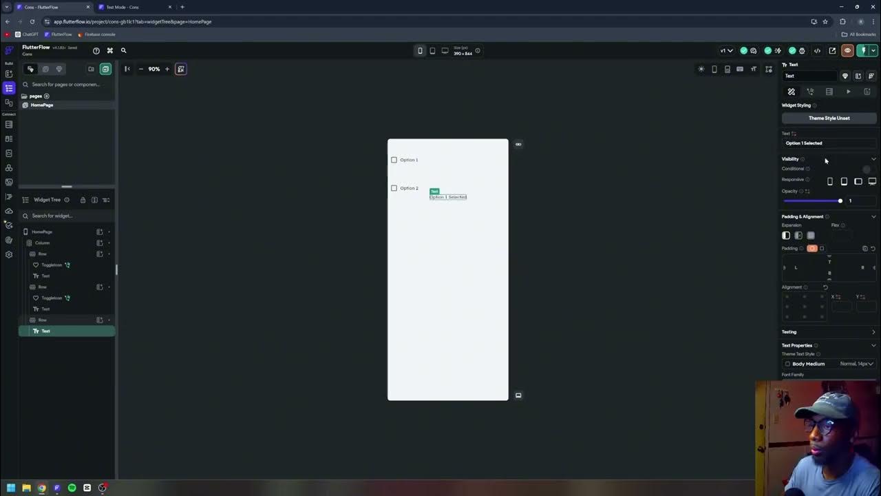 FlutterFlow Conditions Tutorial : Set Toggle Value - YouTube