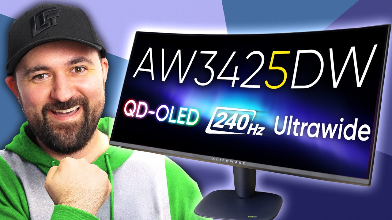 They Finally Upgraded My Gaming Monitor - Alienware AW3425DW - YouTube