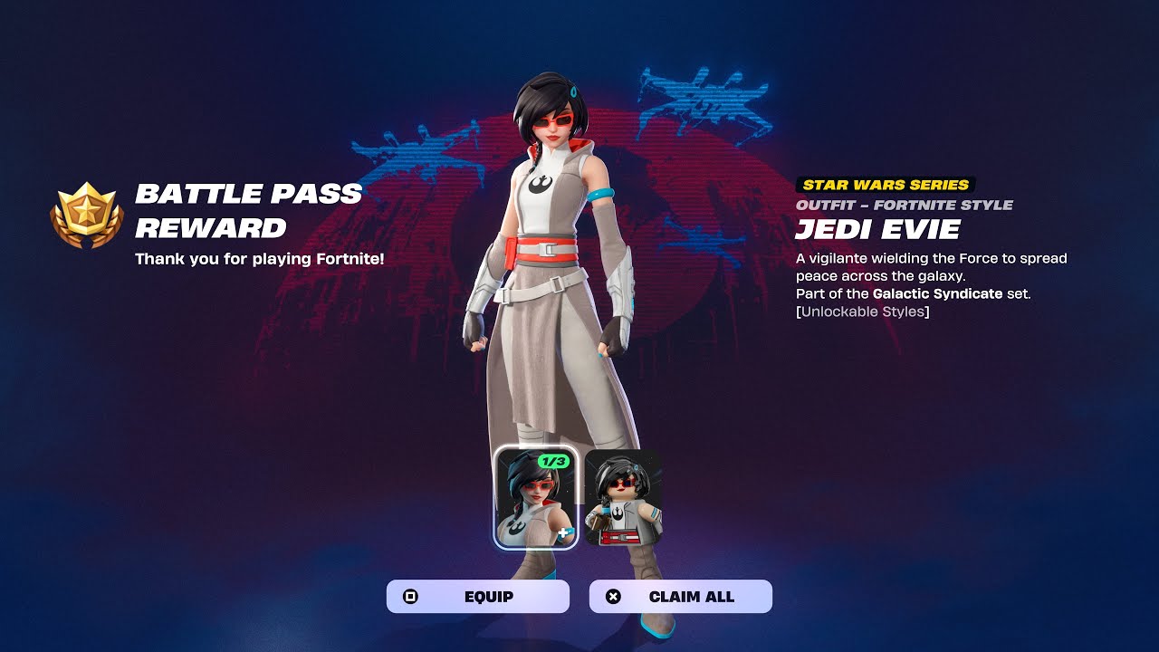 How To Get Jedi Evie Skin For FREE! (Fortnite) - YouTube