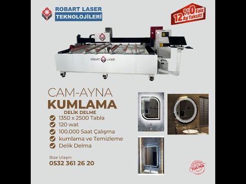 CAM KUMLAMA MAKİNASI -Cam Aynalar Üzerinde Lazer Kumlama Teknikleri