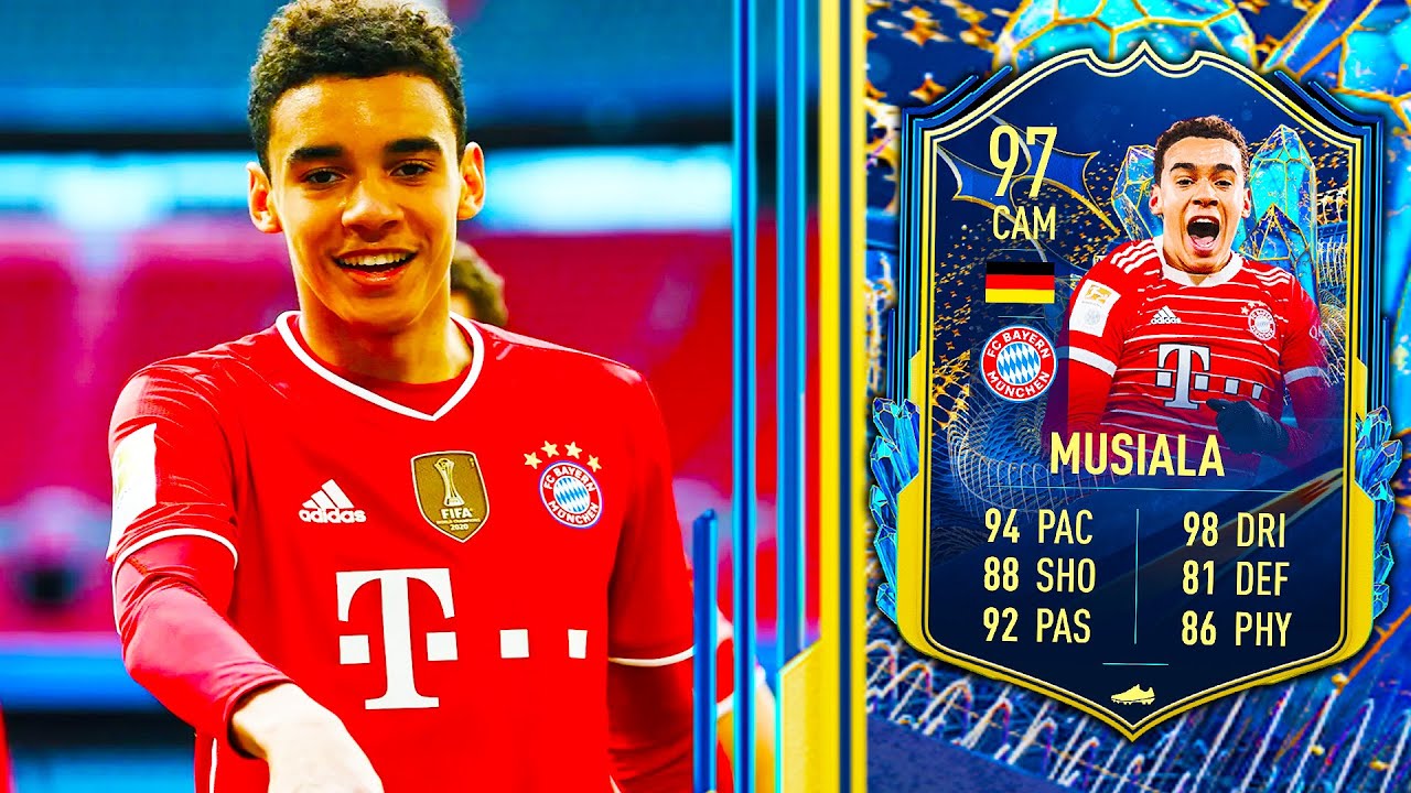 97 TOTS Musiala Player Review! 🔥 Fifa 23 Ultimate Team - YouTube