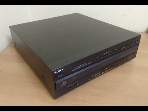 Funcionamento CD Player Sony CDP C502M serial 4620 - YouTube