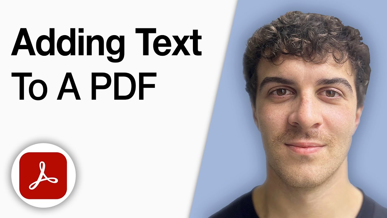 How to Add Text in Adobe Acrobat [2025 Full Guide] - YouTube
