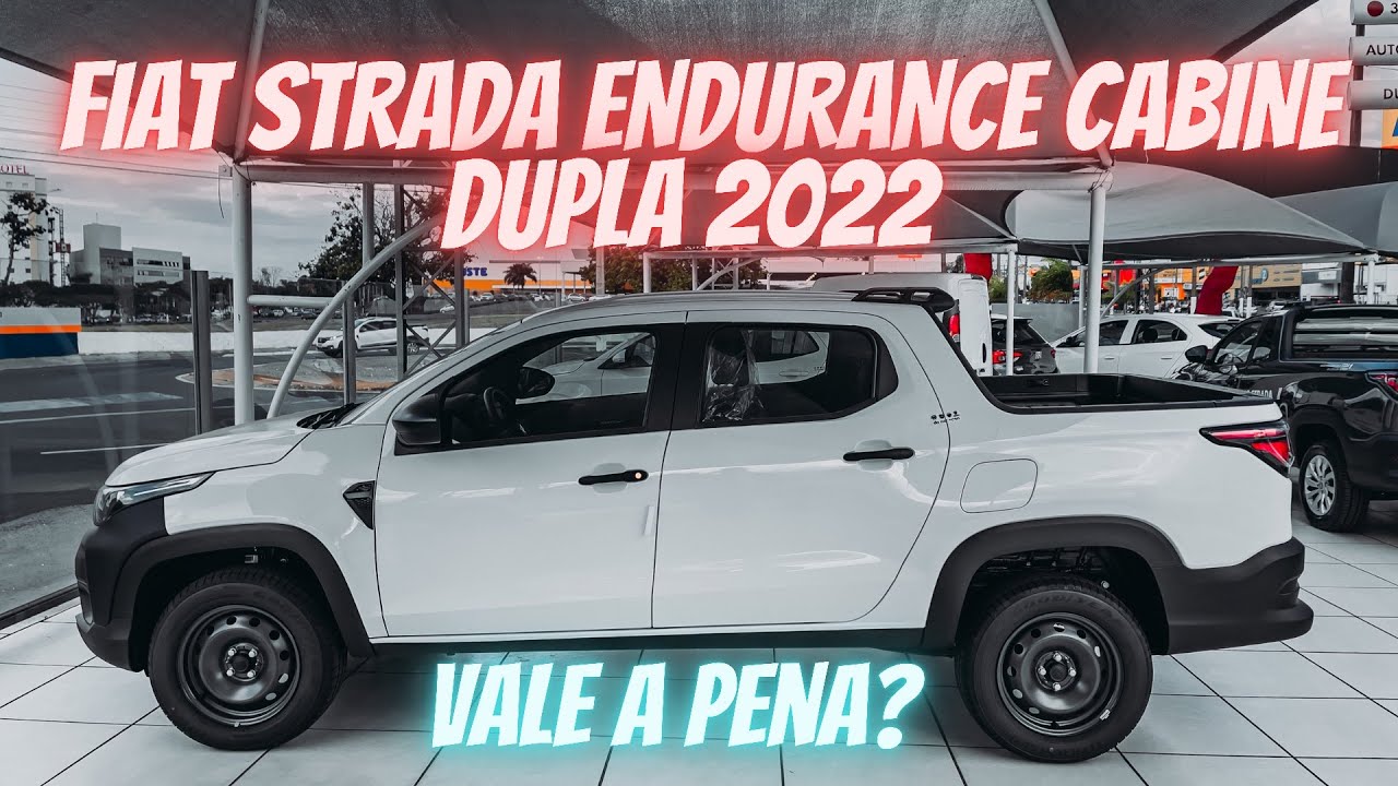 NOVA FIAT STRADA 2022 ENDURANCE 1.4 CABINE DUPLA - A STRADA DE ENTRADA ...