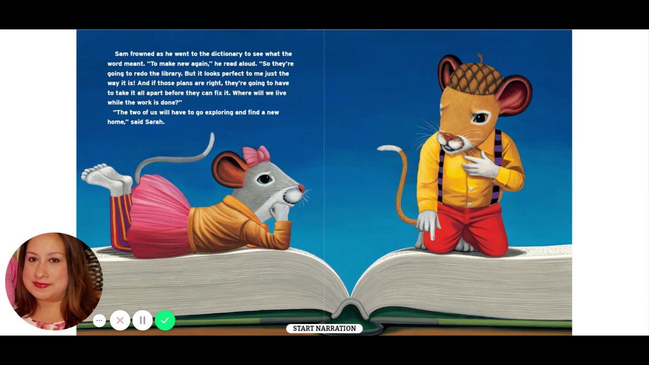 Library Mouse: Home Sweet Home - read by Ms. Vargas - YouTube