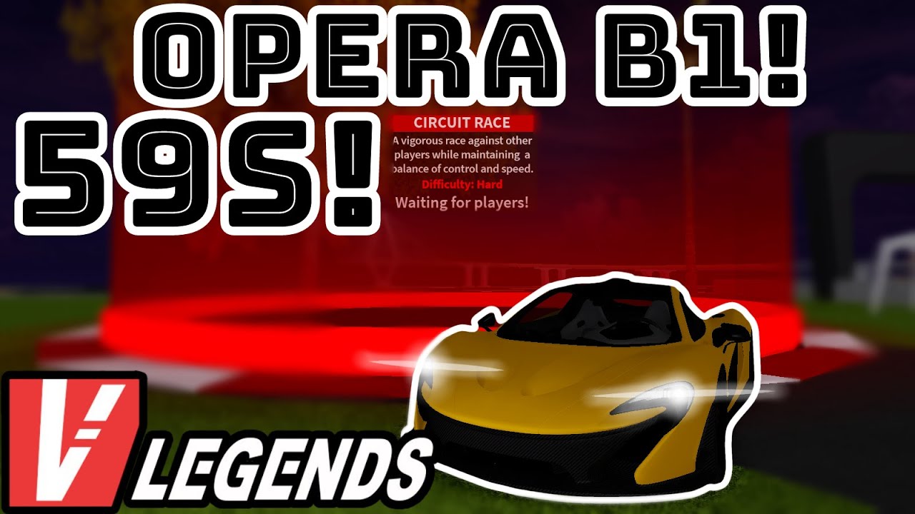 59s! Opera B1 na Circuit Race! - Vehicle Legends - YouTube