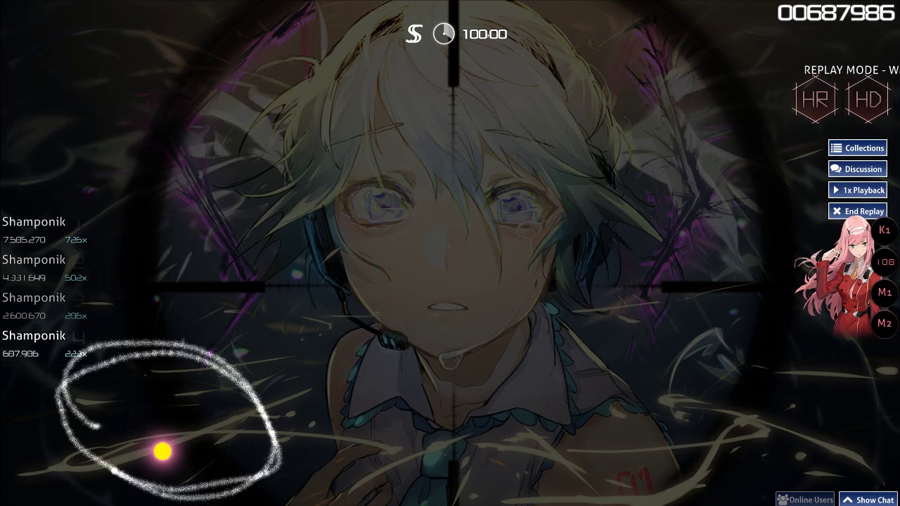 Osu! skills#3 SS full combo - YouTube