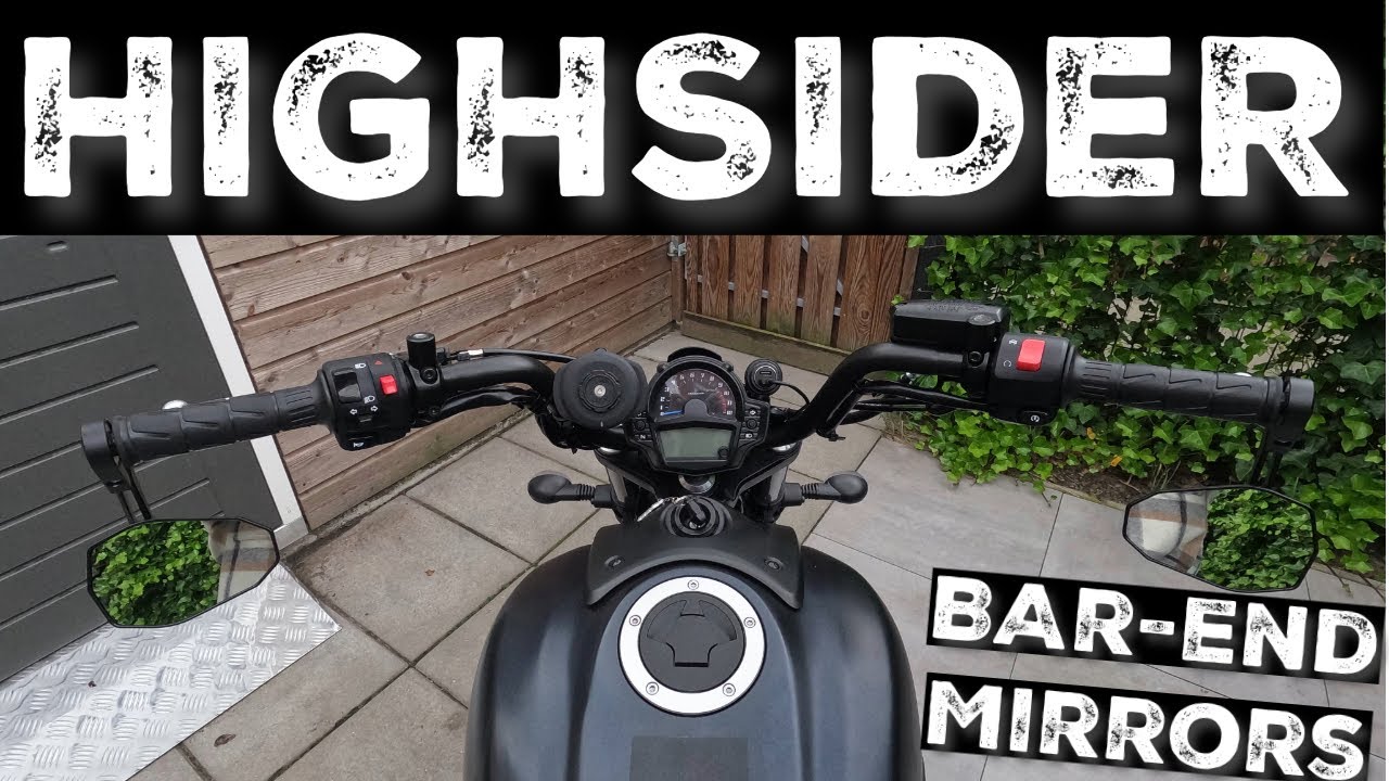 Highsider Victory EVO slim bar-end mirrors! - YouTube