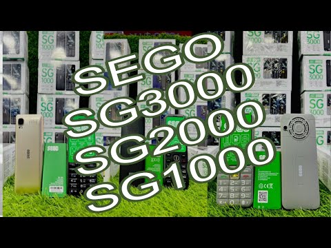 SEGO SG 3000 SG 2000 SG 1000 Amazing Model Bar Phone Mid range Model ...