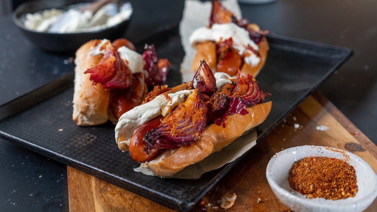 Roasted Red Onion Russian Roll with Lemon Cottage Cheese - YouTube