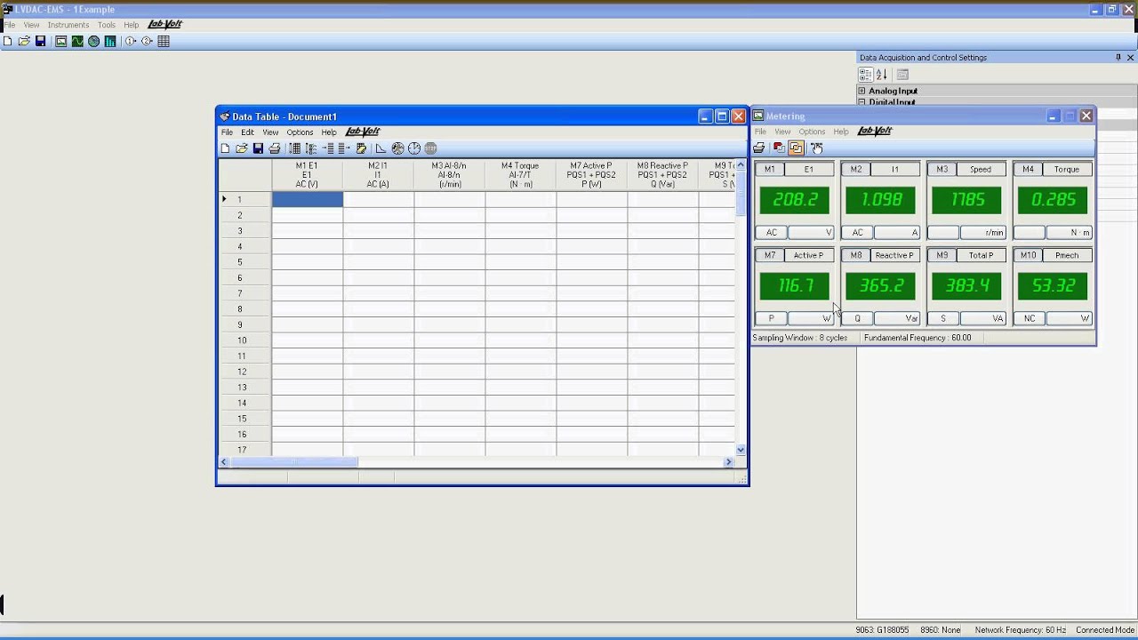 Data Table and Graph - Computer-Based Instrumentation - 9063 - YouTube