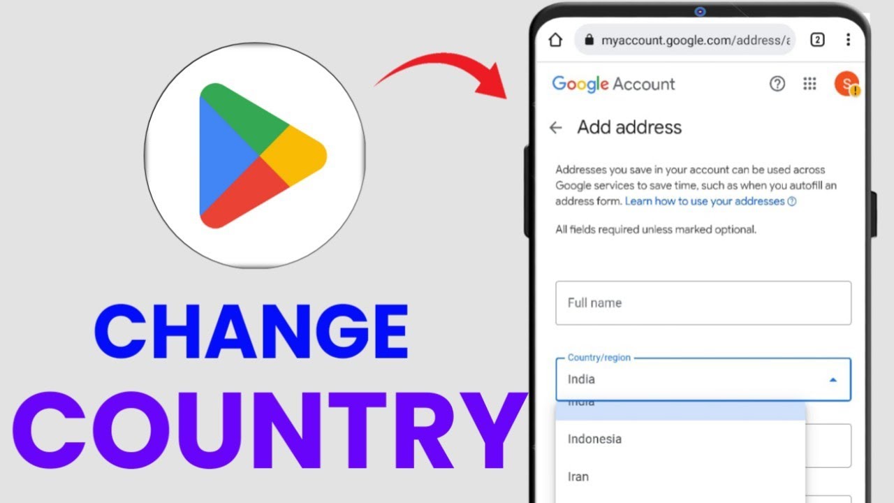 How To Change Google Play Store Country | Change Google Play Store Country | Play Store Country ...