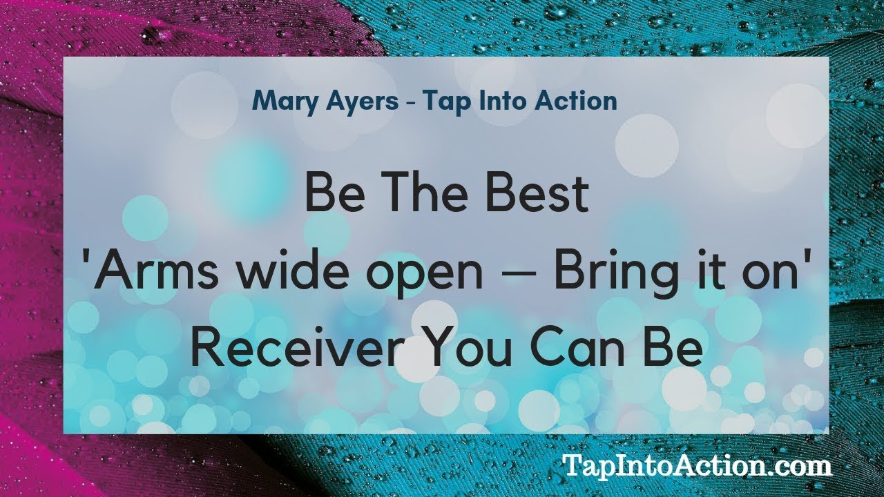 Be the best arms wide open receiver you can be - YouTube
