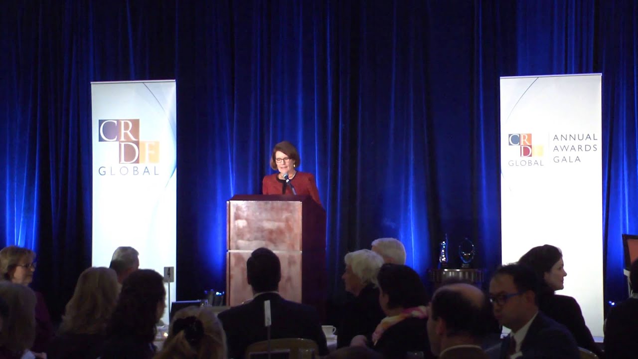 CRDF Global Annual Awards Gala: Speaker Cathleen Campbell - YouTube
