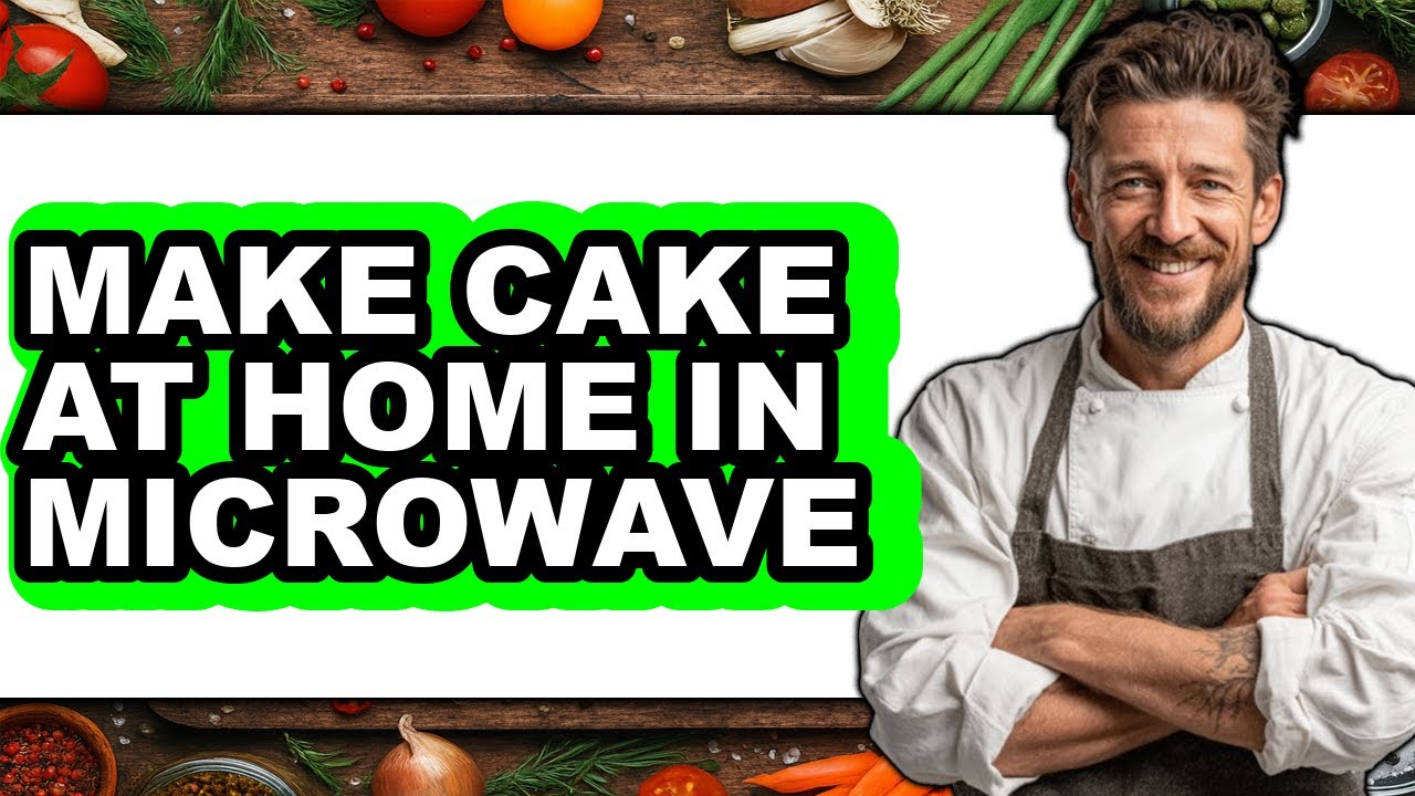 How To Make Cake At Home In Microwave (Full Guide) - YouTube