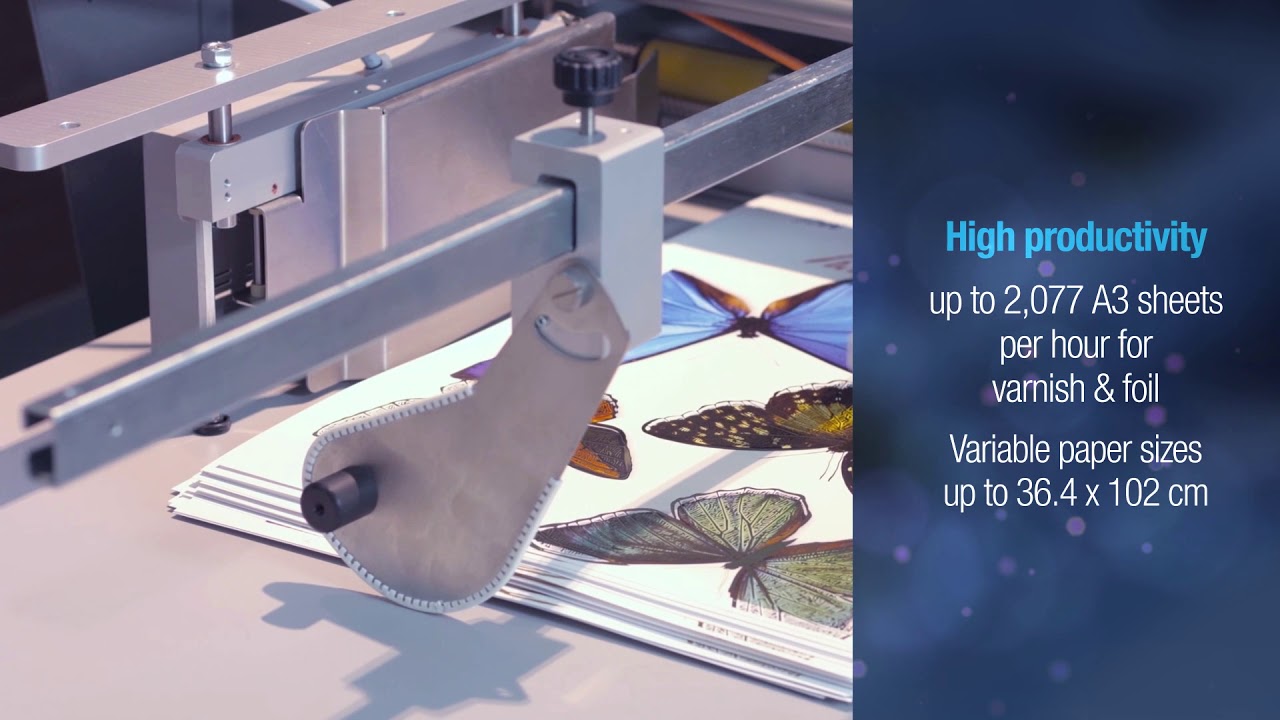 Exclusive look and feel with MGI JETVARNISH 3DS & iFoil-S - YouTube