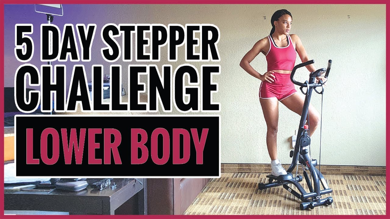 Lower Body Mini Stepper Workout! Tone Your Legs & Glutes- Burn Fat Fast ...