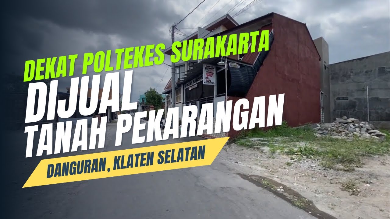 Dijual tanah pekarangan SHM luas 267m² Harga 650jt Lokasi Danguran ...