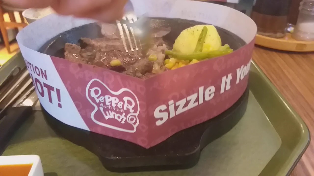 Pepper Lunch (The Giant Steak) - YouTube